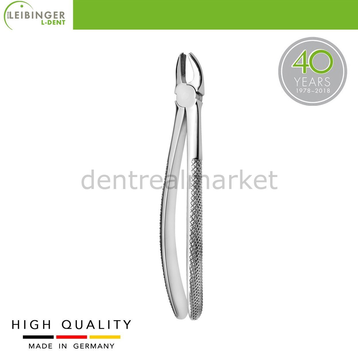 Leibinger - Adult Extracting Forceps 17 - Forceps for Right Upper ...