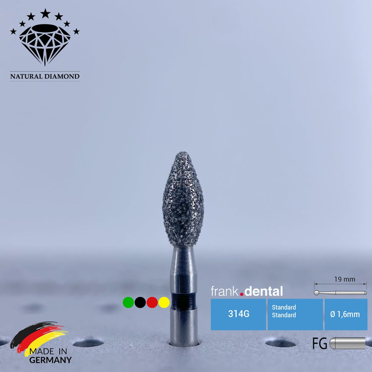 Natürliche Diamantbohrer von Frank Dental – DentrealStore