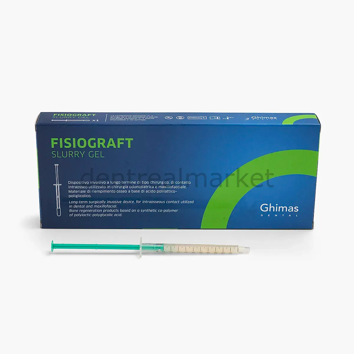 Ghimas - Ghimas Fisiograft Slurry Gel - Putty Bone Regeneration ...