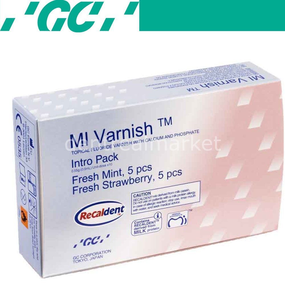 Gc Dental - Mi Varnish Flor Varnish - 10 Pcs – DentrealStore