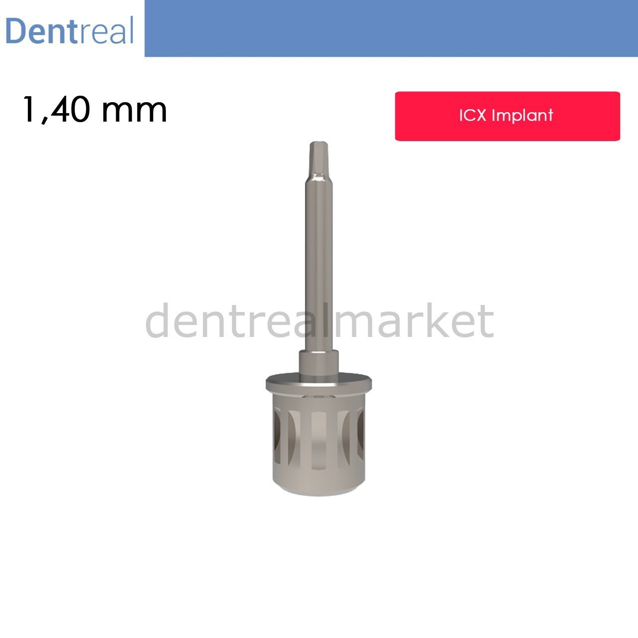 Dentreal - Schraubendreher für ICX-Implantat - 1,40 mm ...